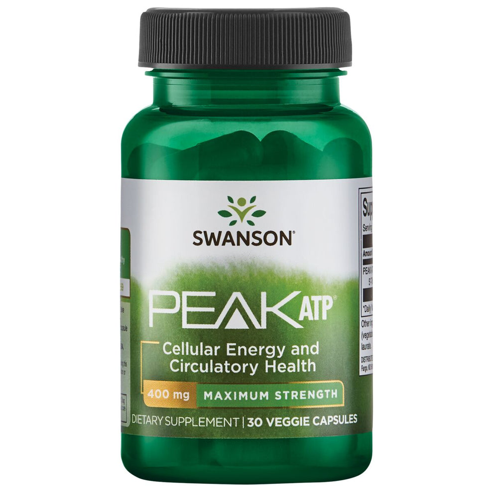 Peak Atp - Maximum Strength 400mg 30 VCAPS - Swanson | Vaistine1.lt ...